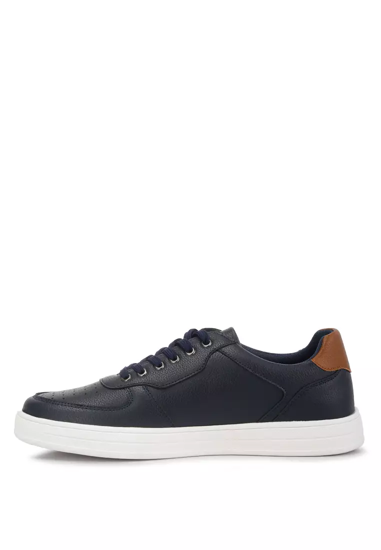 Buy London Rag Navy Men's Perforated Sneakers 2025 Online | ZALORA ...