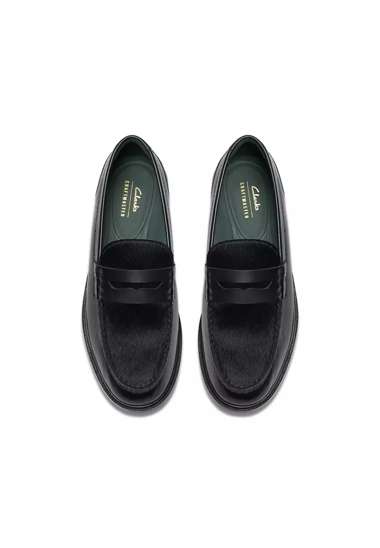 Buy CLARKS Mens CraftJames Lo Loafers - Black/Black 2026 Online | ZALORA