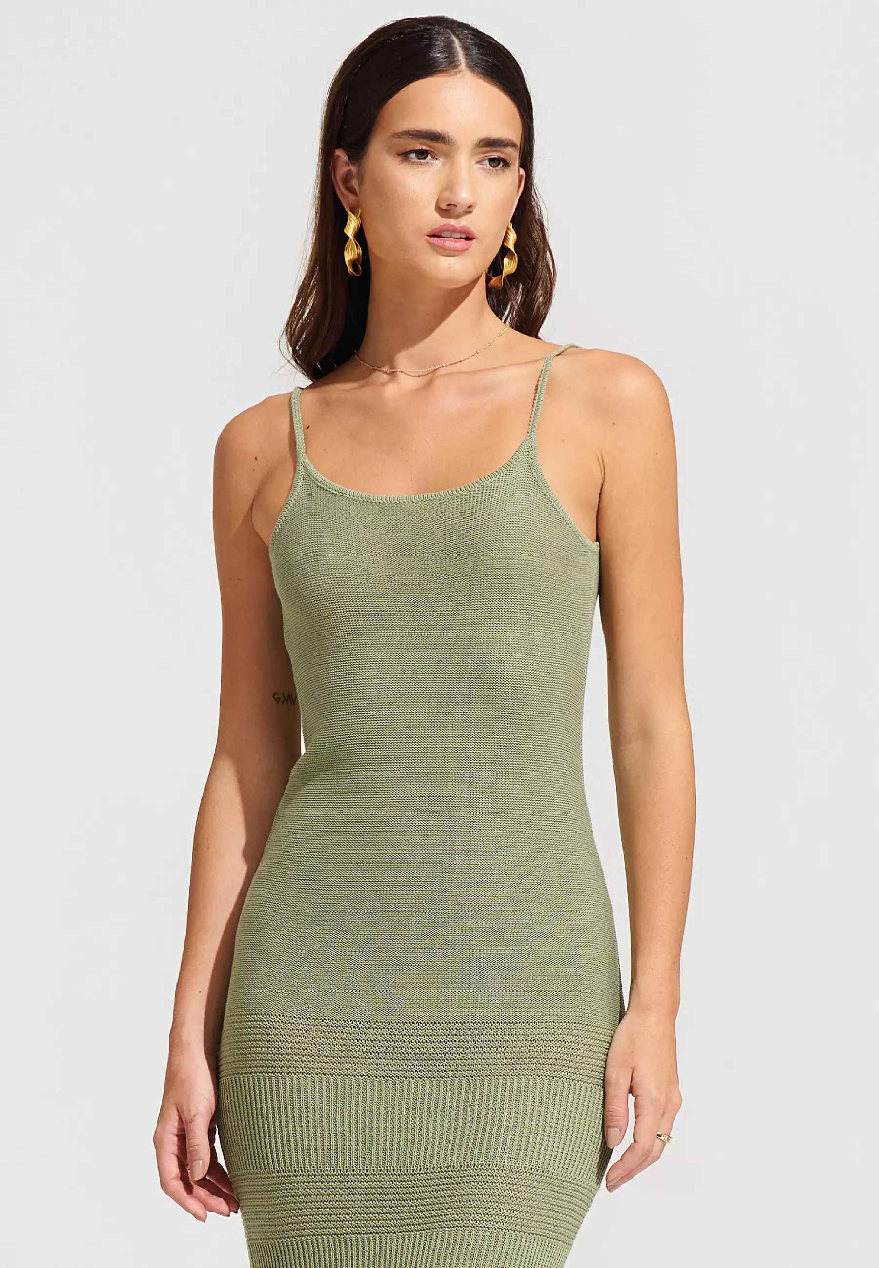 Jual morratobali Morrato Bali - Ziya Summer Knit Maxi Dress Moss Original 2024 | ZALORA Indonesia