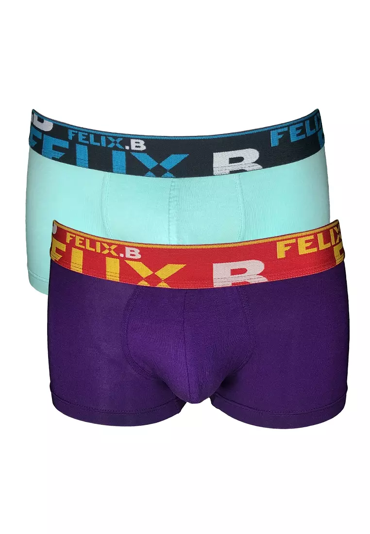 Jual Felix.B Felix.B Underwear Soft Fabric Shorty 2in1, Mix Color ...