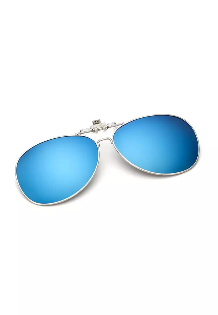 Buy A FRENZ Aviator Full Rim Polarized UV400 Flip-Up Clip On Sunglasses ...