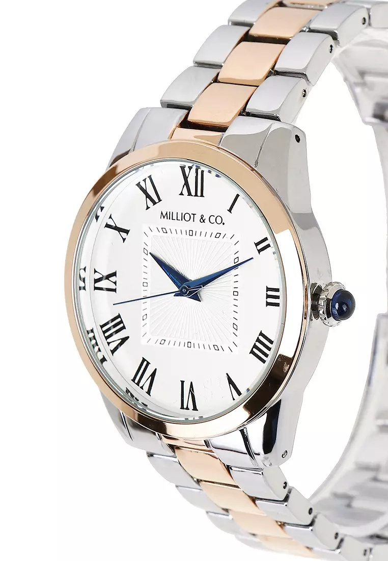 Milliot & Co Andrea Rose Gold Metal Watch 2025 | Buy Milliot & Co ...