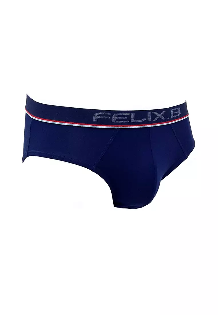 Jual Felix.B Felix.B Underwear Viscose Spandex Mini Brief 3in1, Mix ...