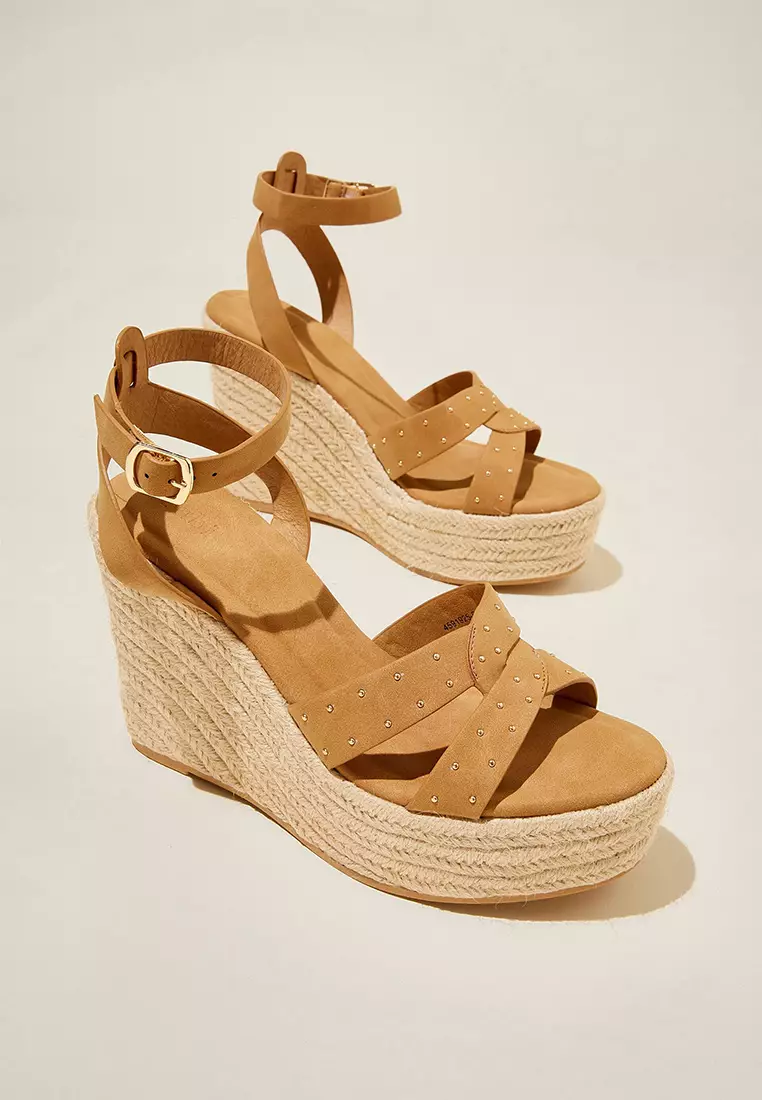 Buy Rubi Kiki Studded Espadrille Wedges 2025 Online | ZALORA Philippines