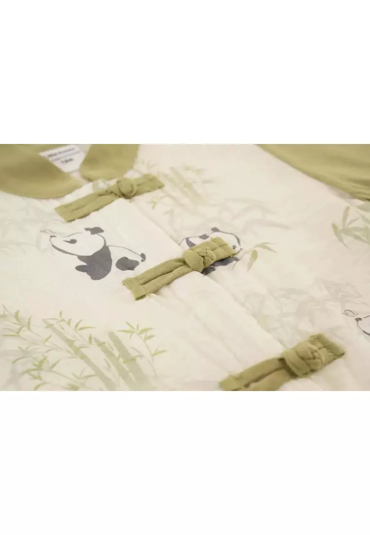 Buy Little Kooma Panda Eat Bamboos Baby Boy Cheongsam Romper 0841 2025 ...