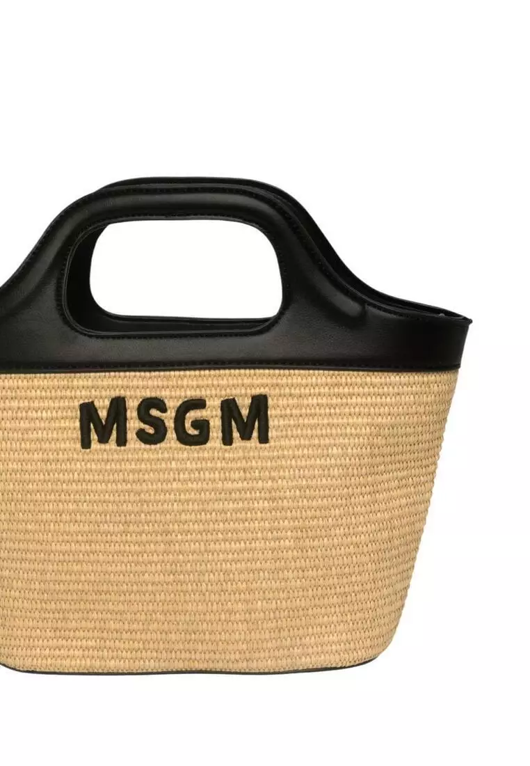 MSGM Straw Crossbody Bag/top Handle 2025 | Buy MSGM Online | ZALORA Hong Kong