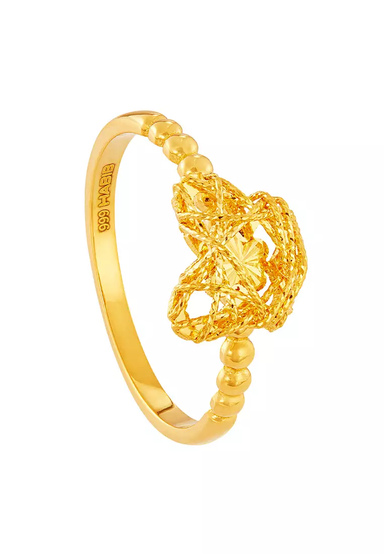 Buy HABIB HABIB 999/24K Yellow Gold Ring 9GR01040525 2025 Online ...