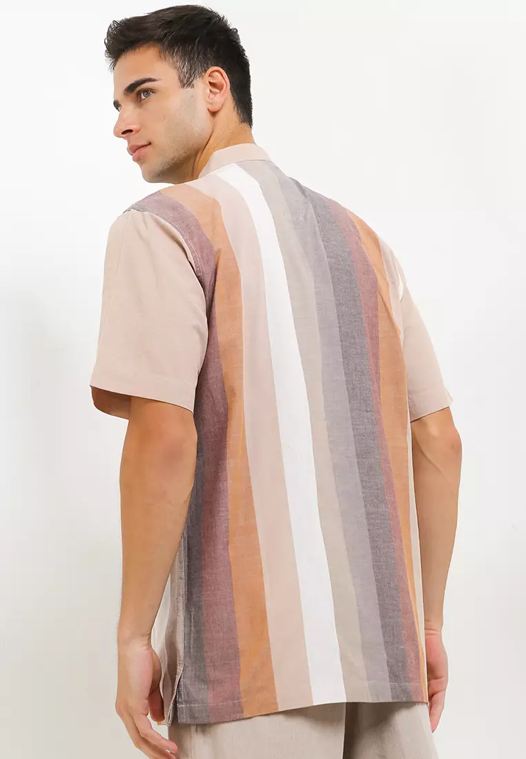 Jual Intresse Light Rye Short Baju Koko Original 2025 | ZALORA Indonesia