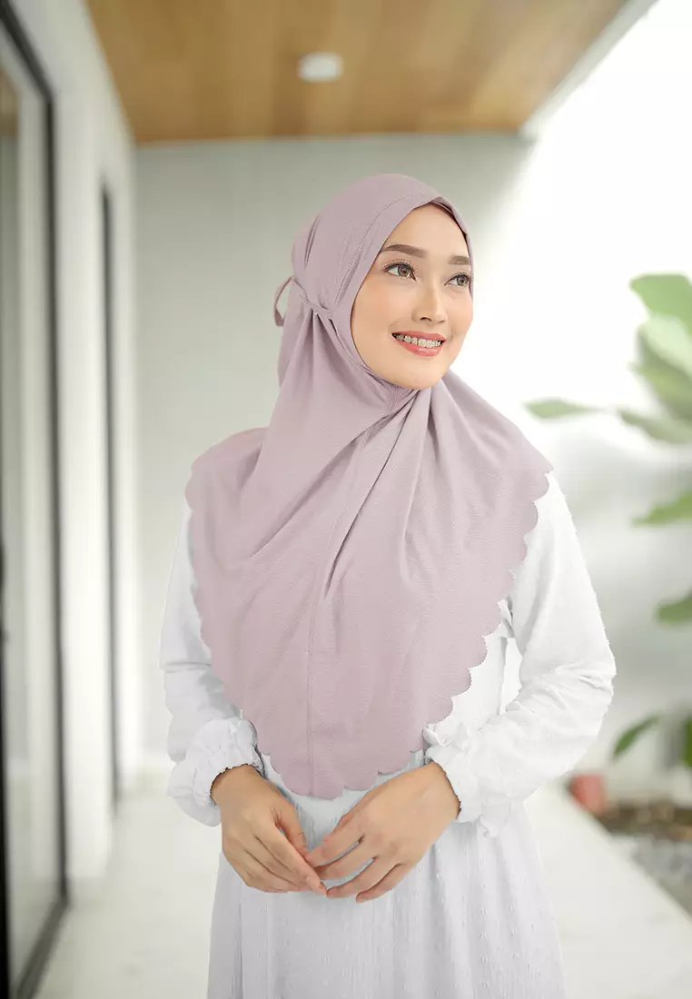 Jual COTTON BEE Hijab Instan Bergo Tali Tekstur Lasercut - Soft Pink Original 2024 | ZALORA ...