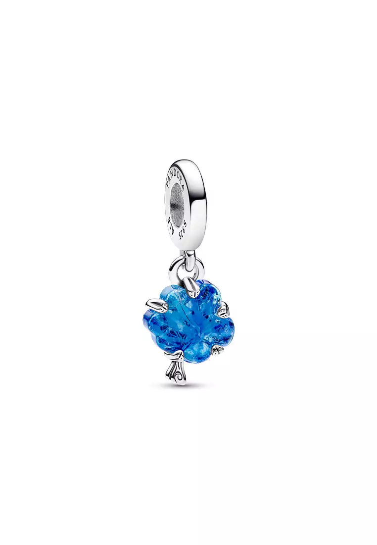Buy PANDORA Pandora Blue Murano Glass Family Tree Dangle Charm Online ...