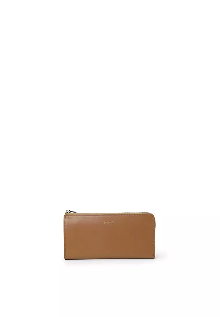 Buy RABEANCO L-Zip Long Wallet - Caramel Online | ZALORA Malaysia