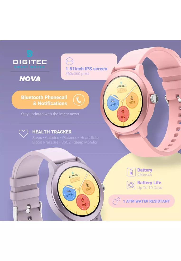 Jual Digitec Jam Tangan Digitec Smartwatch - Pink - Resin Strap - DG-SW ...