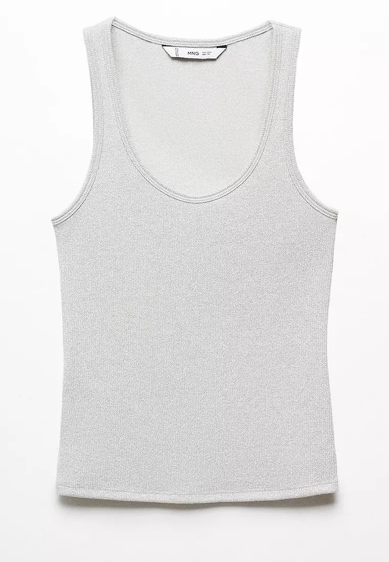 Buy Mango Lurex Knitted Top 2024 Online Zalora Philippines