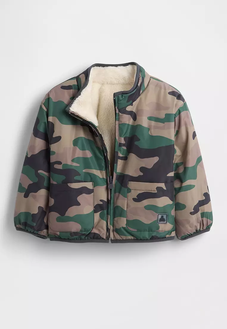 Jual GAP Reversible Lightweight Puffer Jacket Original 2026 | ZALORA ...