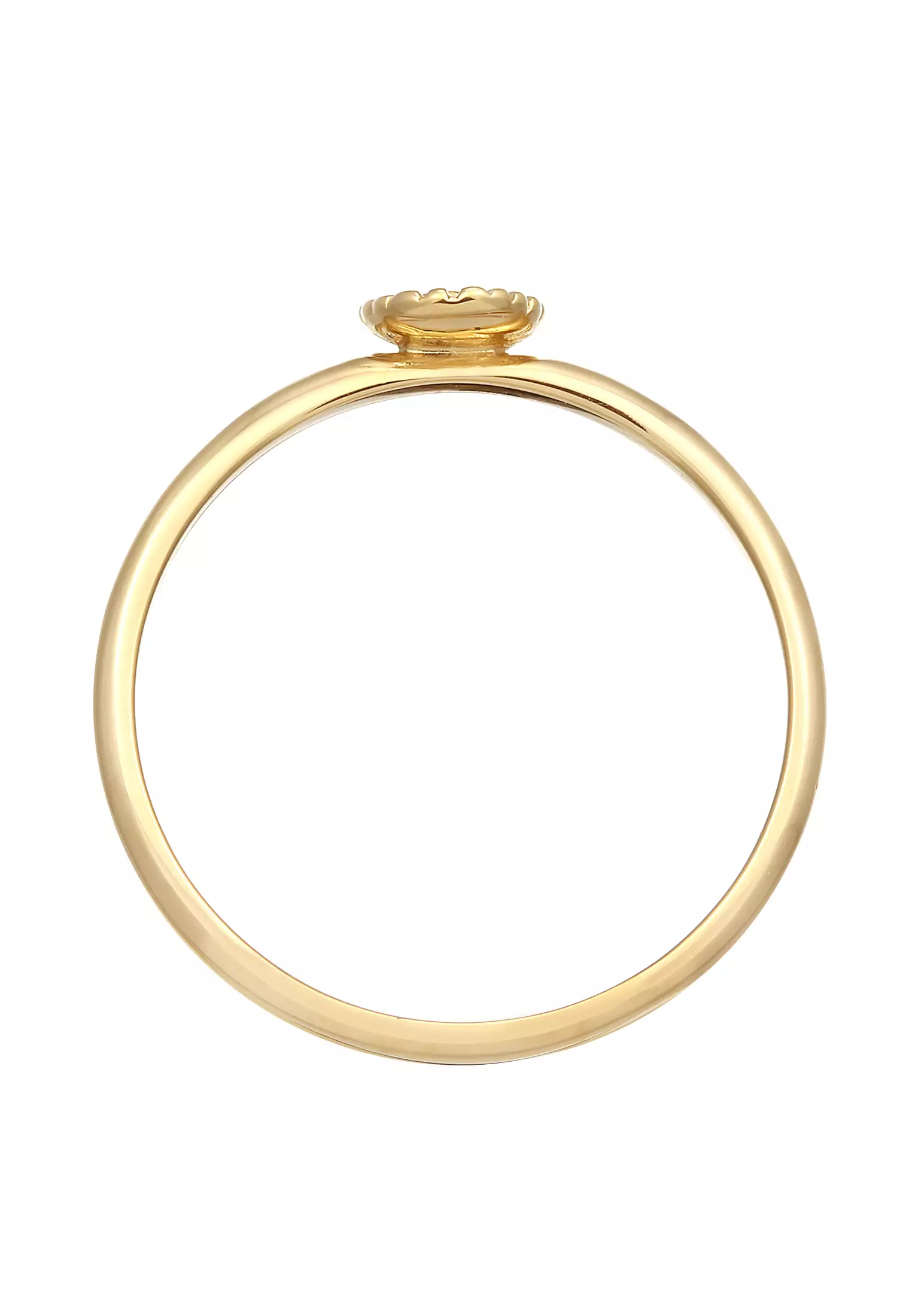 Buy ELLI GERMANY Daisy Flower Ring – Gold-Plated Silver 2026 Online ...