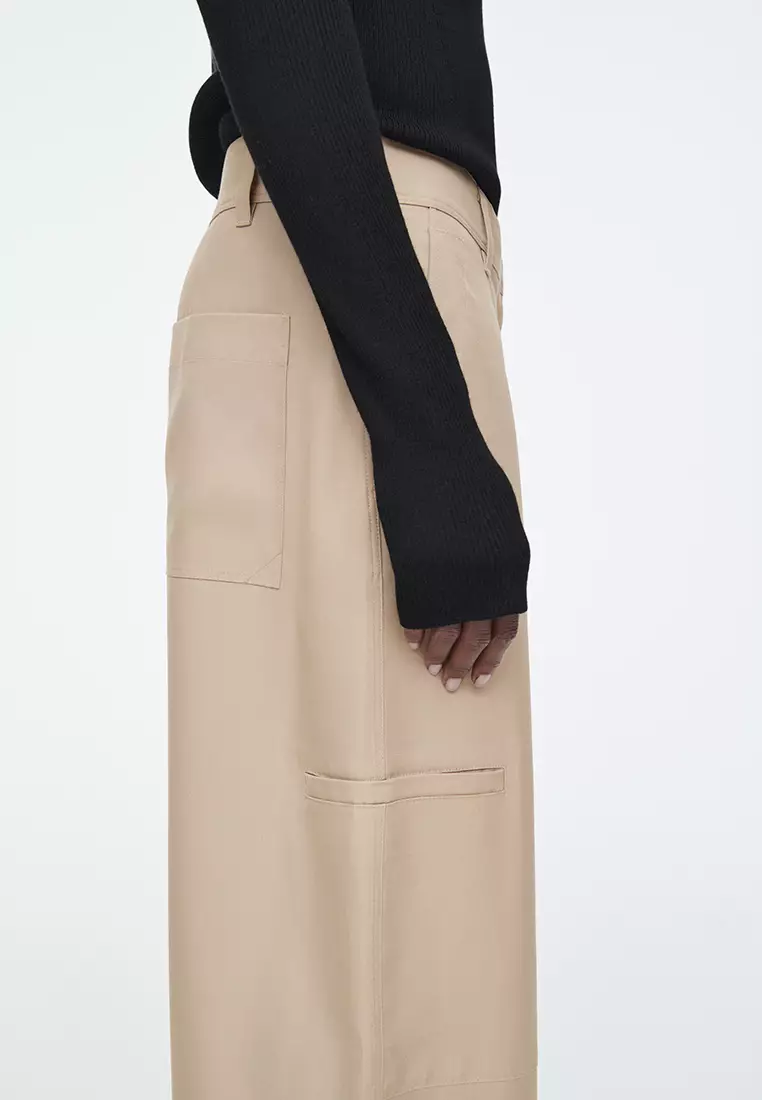 Buy COS Barrel-Leg Utility Trousers 2025 Online | ZALORA
