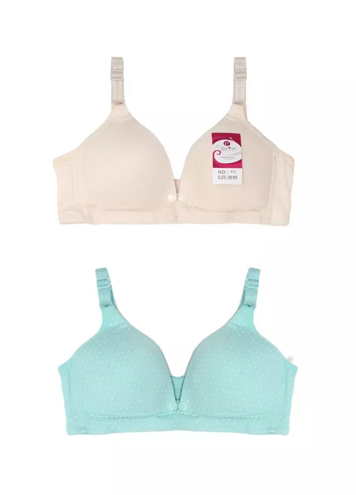 Jual Chelyne Chelyne BH Menyusui 639 Motif Polka Busa Tanpa Kawat ...