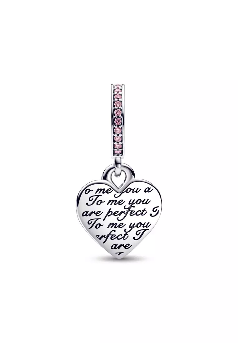 Buy Pandora Two-tone Infinity Heart Double Dangle Charm 2026 Online ...