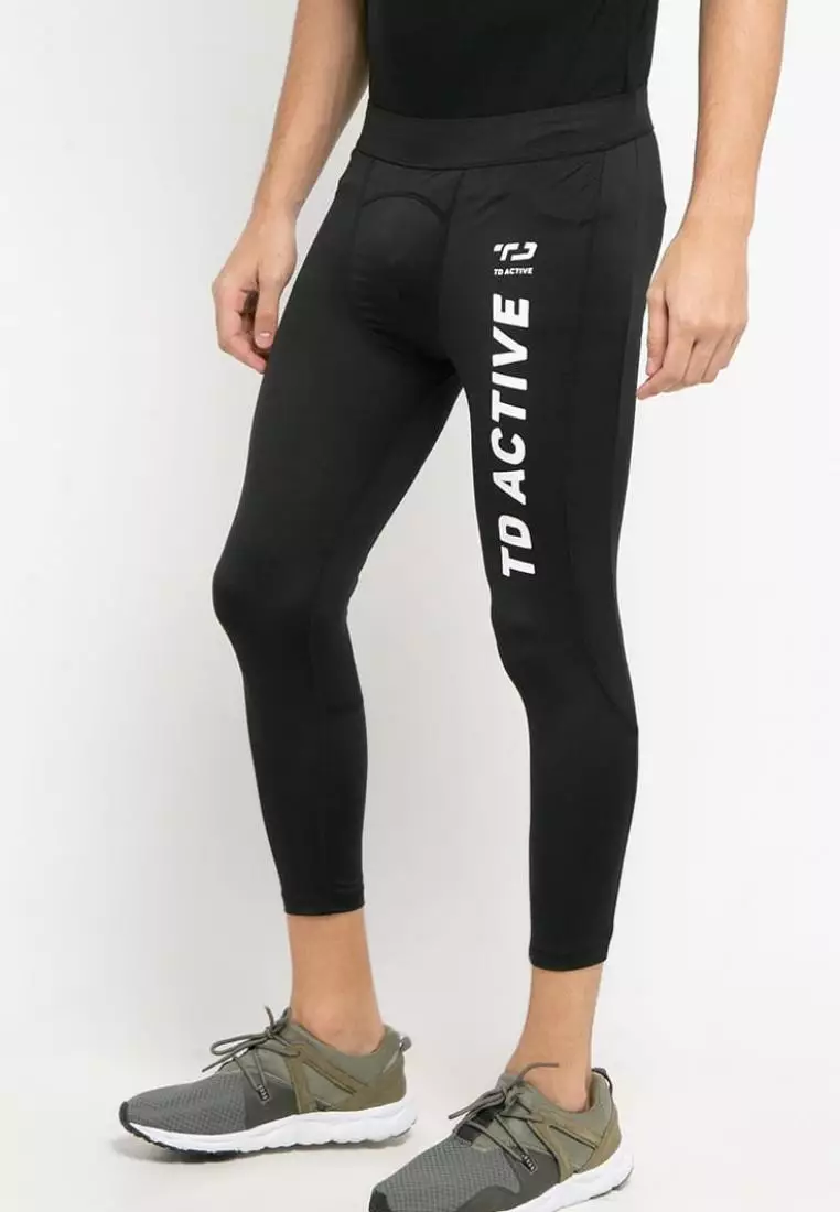 Jual TD Active MB065 Pro Long Legging Olahraga Pria Black Original 2024 ...