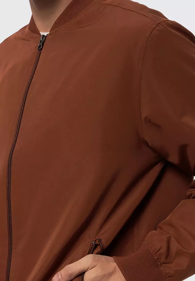 Jual Executive Slim Fit Bomber Jacket Original 2024 | ZALORA Indonesia