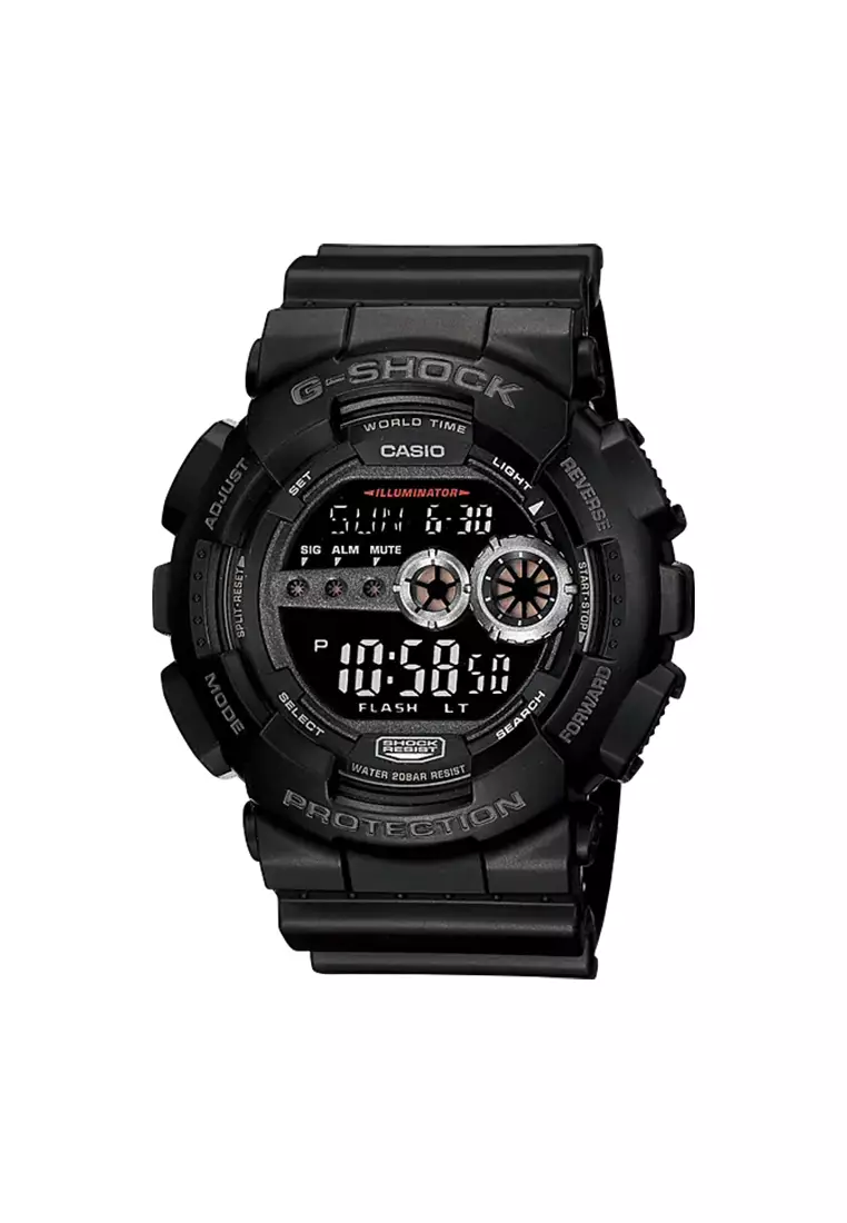 Buy casio G-SHOCK Black Resin Strap Digital Watch GNY-GD-100-1BDR 2026 ...