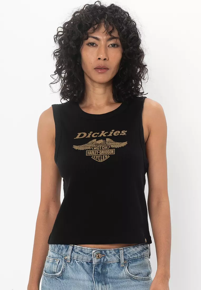 Buy Harley-Davidson Women's Dickies x H-D Racerback Cropped Eagle Tank ...