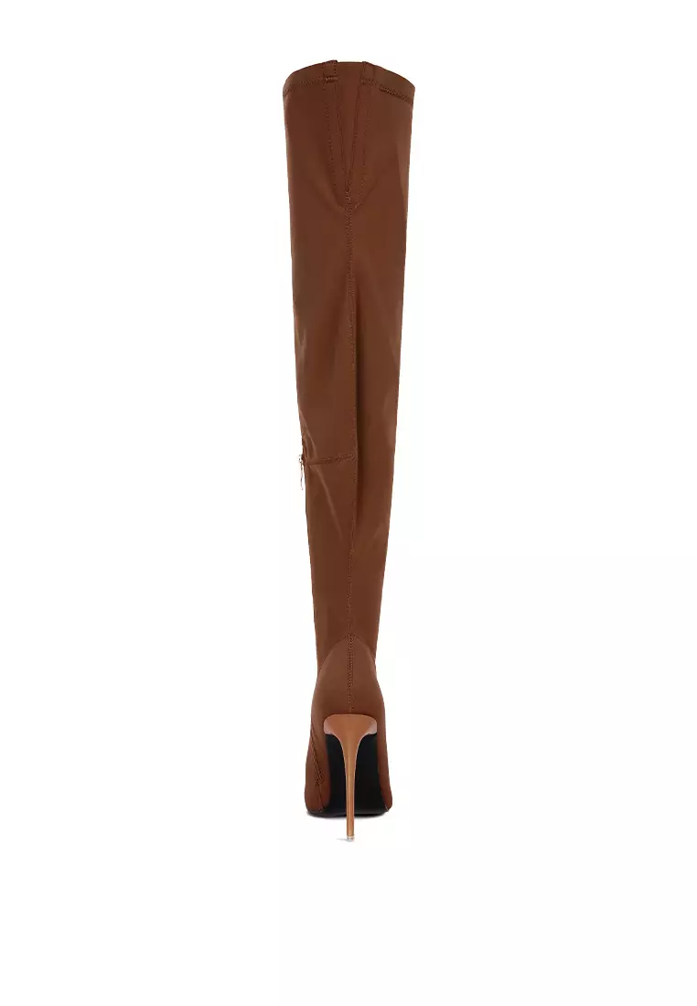 Buy London Rag Tan Superstretch Stiletto Long Boot 2024 Online | ZALORA ...