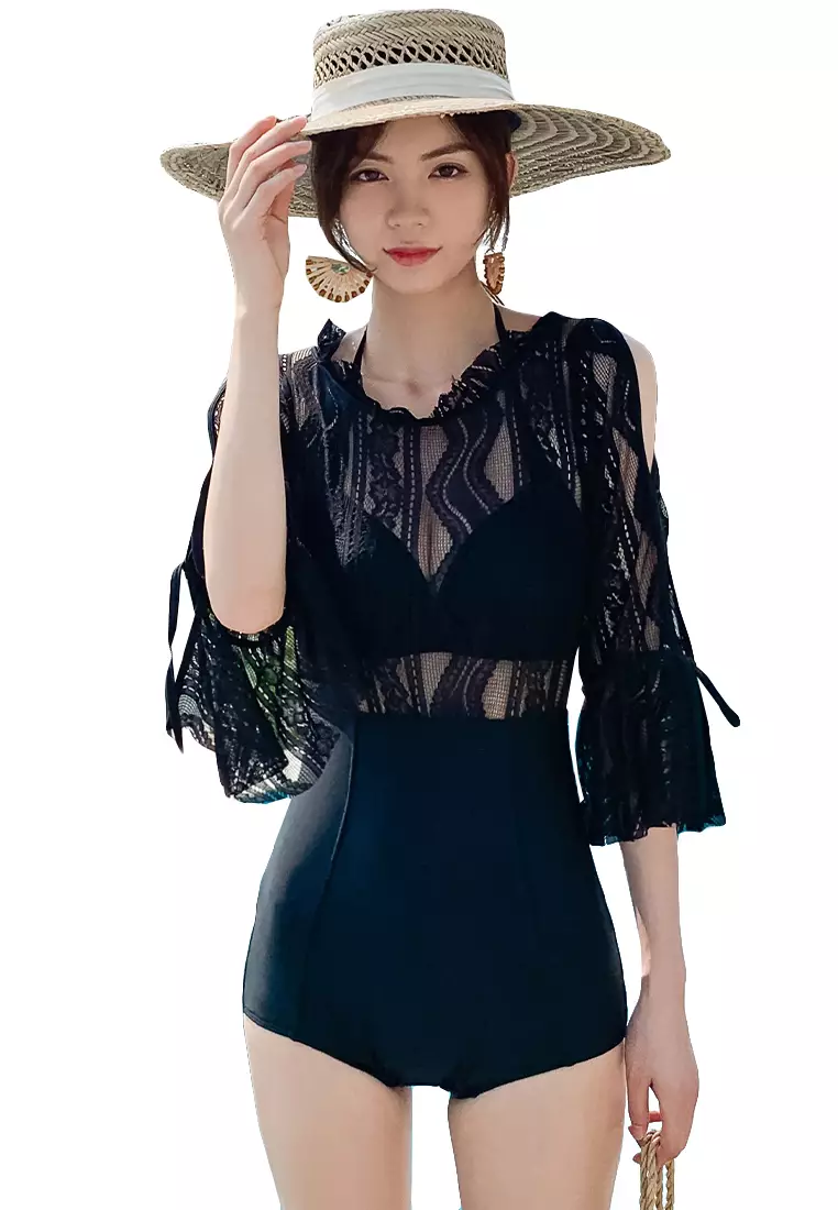 Buy Zitique Two Pieces Sexy Lace One Piece Swimsuit 2024 Online