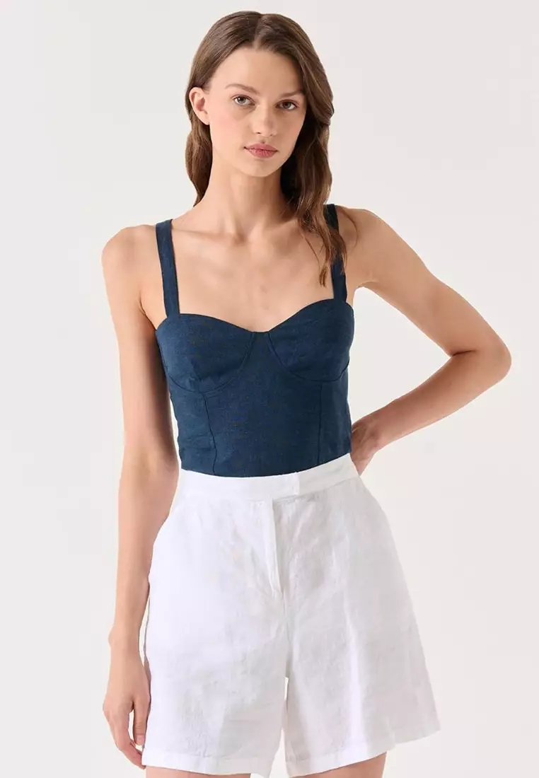 Jual Jimmy Key Sweetheart Crop Top Original 2025 | ZALORA Indonesia