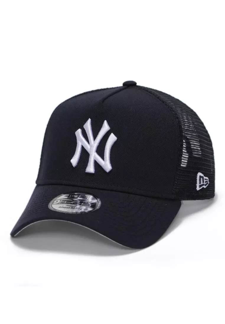 Buy New Era New York Yankees MLB Navy 9FORTY A-Frame Trucker Cap 2025 ...