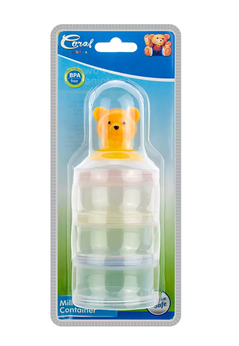 Buy Coral Babies 3-Layer Stackable Milk Powder Container 2024 Online ...