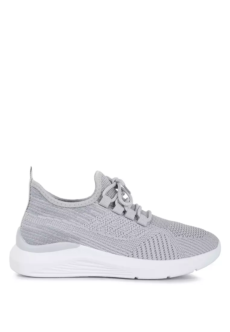 Buy London Rag Grey Lace-Up Chunky Sneakers Online | ZALORA Malaysia