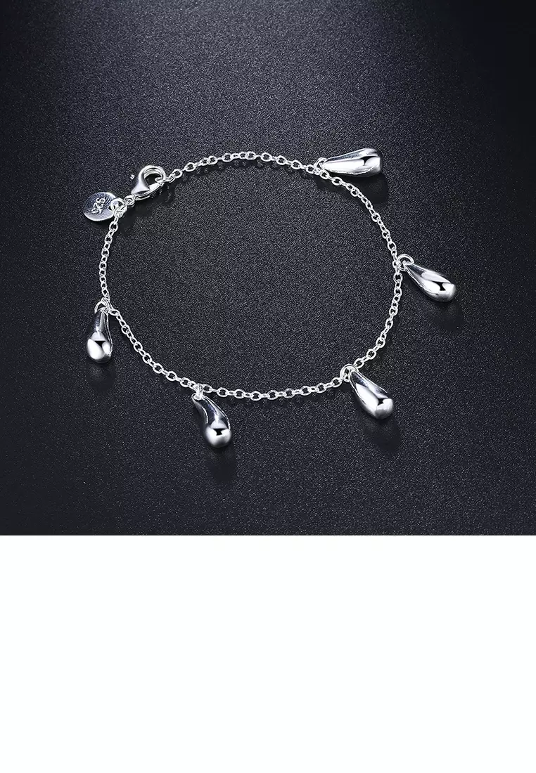 Jual Glamorousky Simple and Fashion Water Drop Bracelet Original 2026 ...