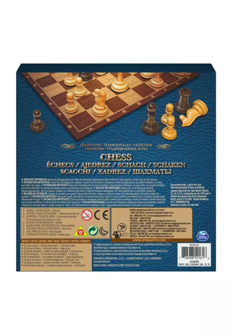 Buy Spin Master Games Traditional Chess 2025 Online | ZALORA Philippines