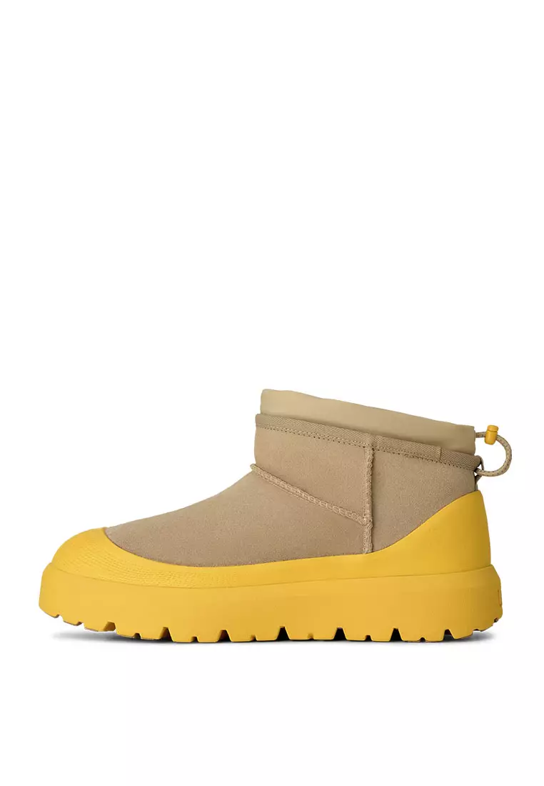 Buy UGG Men's Classic Ultra Mini Weather Hybrid Classic Boot - Mustard ...