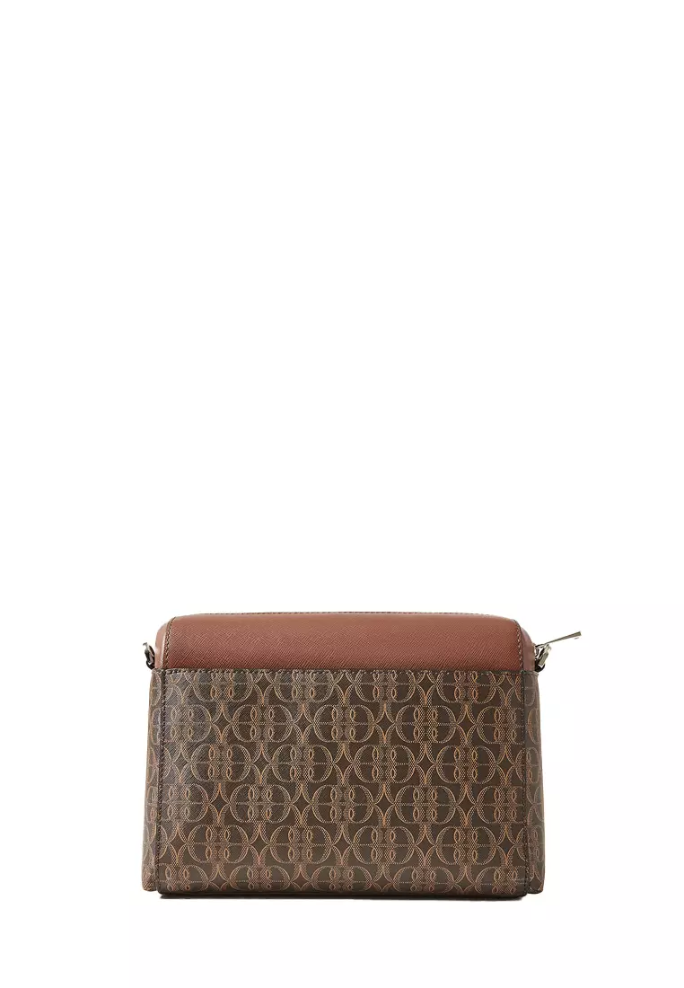 Buy BONIA Teracotta La Luna Monogram Crossbody Bag Online | ZALORA Malaysia