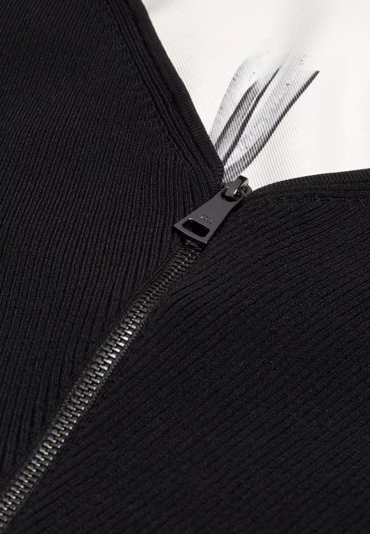 Buy Ted Baker Ted Baker NALCO Bardot Knit Bodice Printed Trouser ...