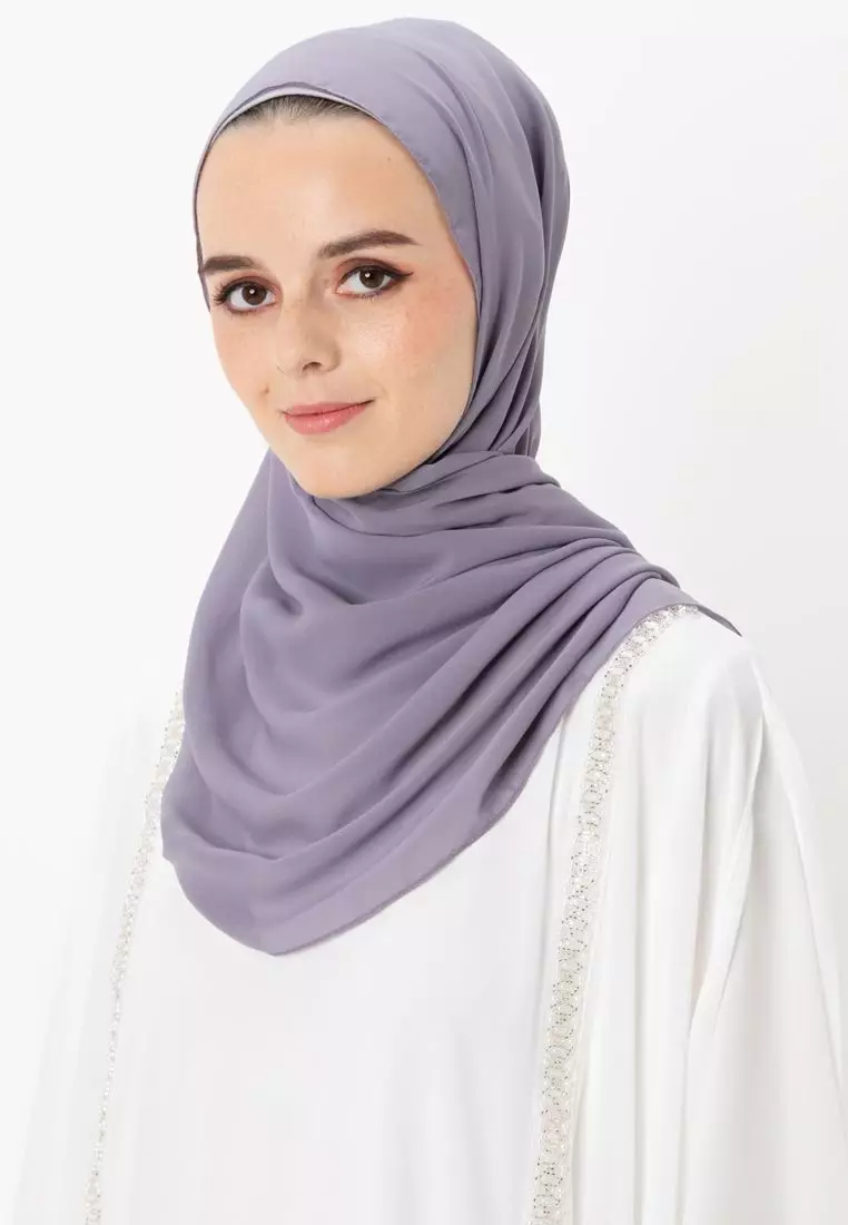 Buy KASHKHA WOOL CHIFFON PLAIN LOGO Online | ZALORA Malaysia