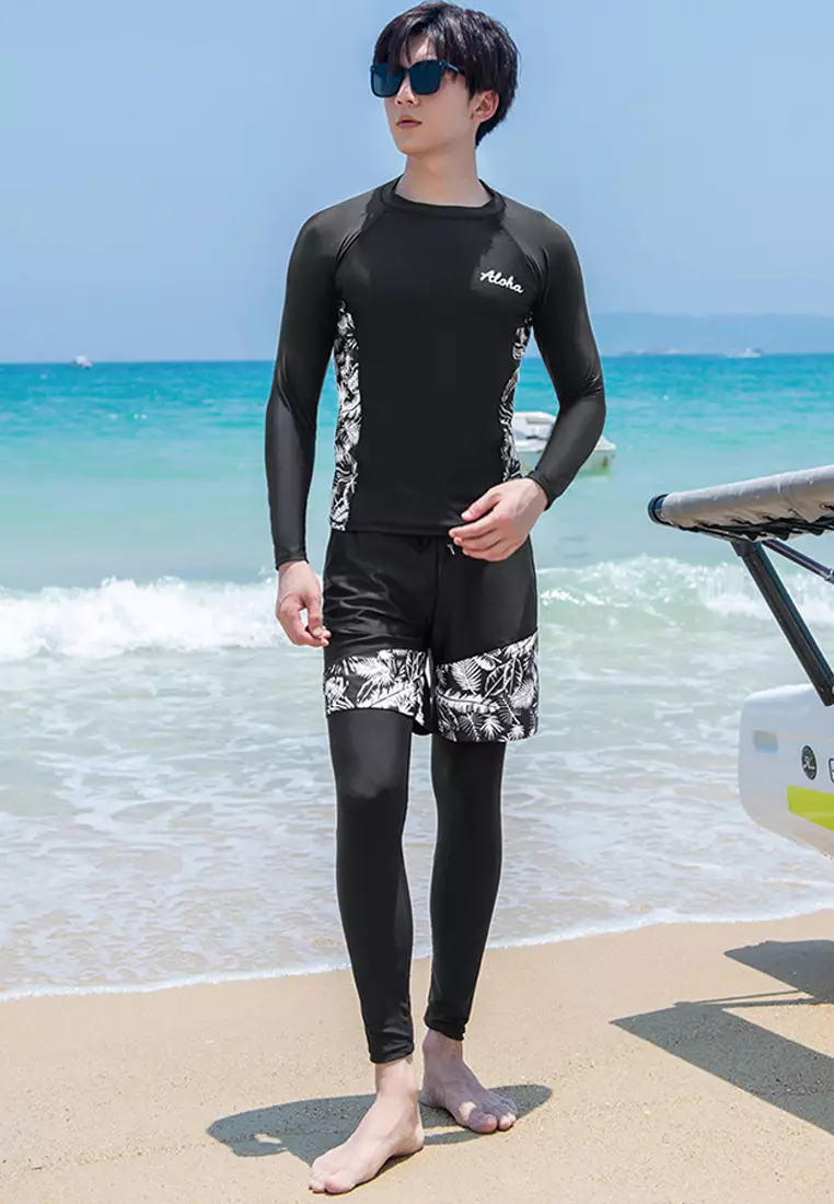 Buy LYCKA LLL3040 Korean Style Men Rash Guard 3-Pieces Set Multi 2025 ...