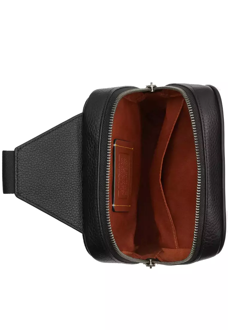 Coach Sullivan Pack Bag In Signature Canvas With Patches in Tan Multi ...