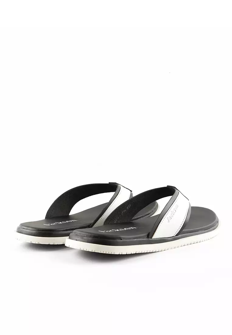 Jual Jackson Jackson Sandal Benz 1JS White Black Original 2026 | ZALORA ...