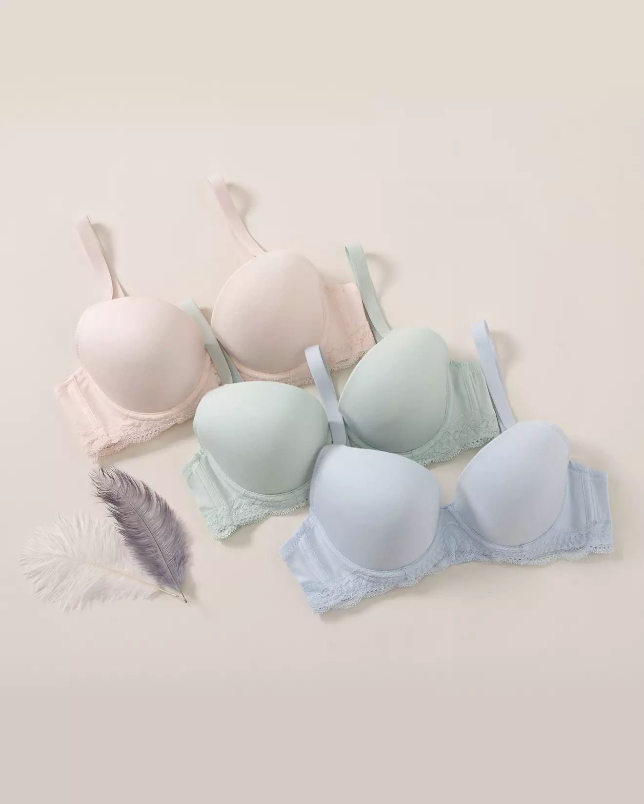 Jual Felancy Felancy Bra Daisy Lace Push Up Cup C 071-1077C - Green ...