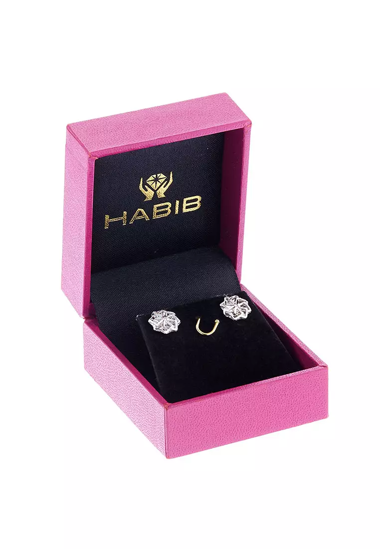 Buy HABIB HABIB Kaitlyn Gold Earrings, 9K Gold Online | ZALORA Malaysia