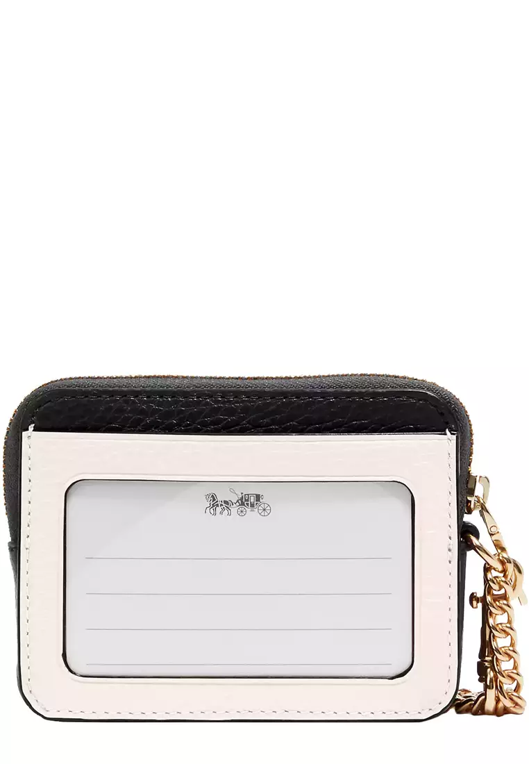 Buy Coach Zip Card Case In Colorblock in Chalk Multi C1886 2026 Online ...