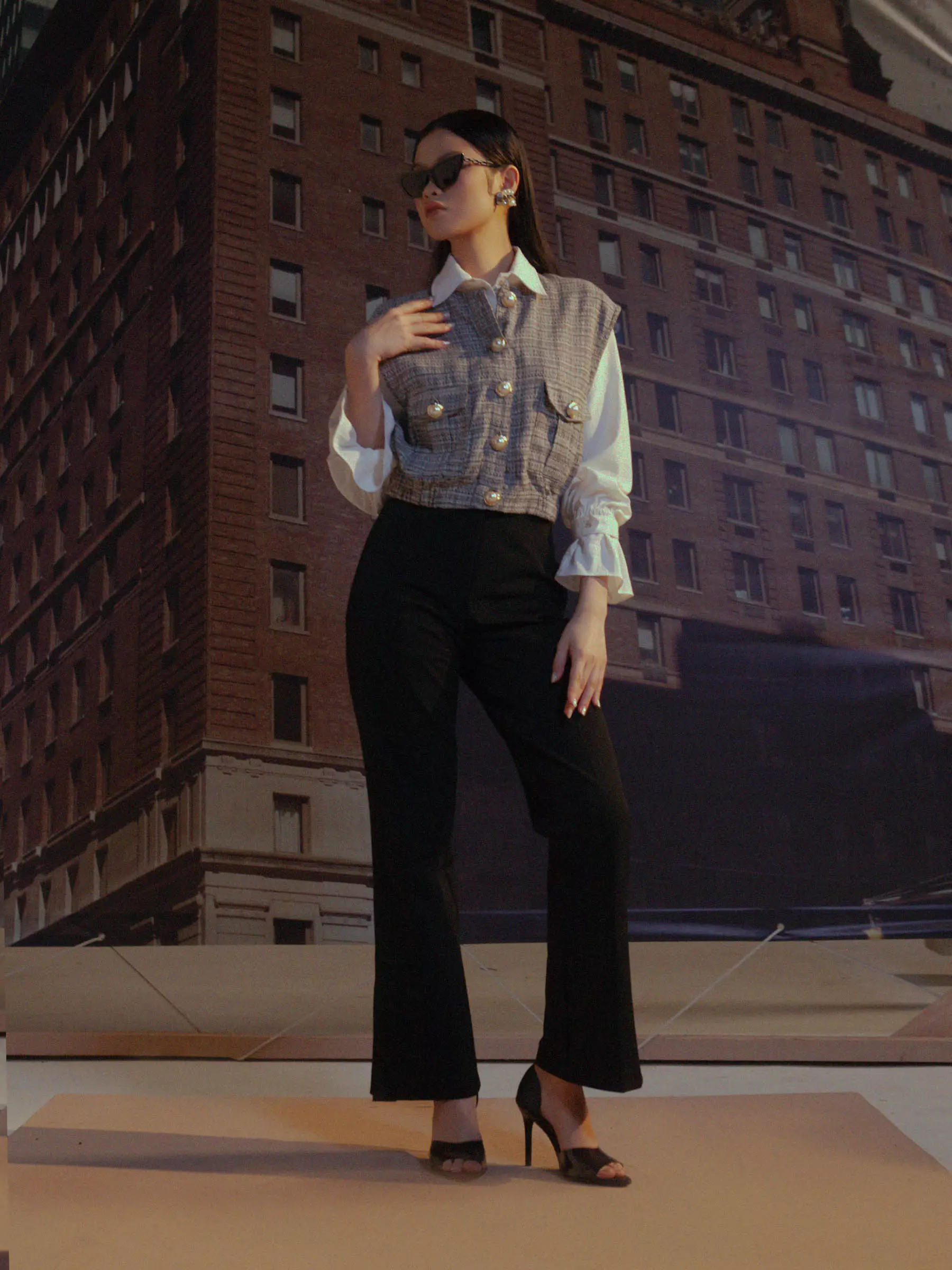 Jual Aleza Aleza - Sandy Shirt Vest Original 2024 | ZALORA Indonesia