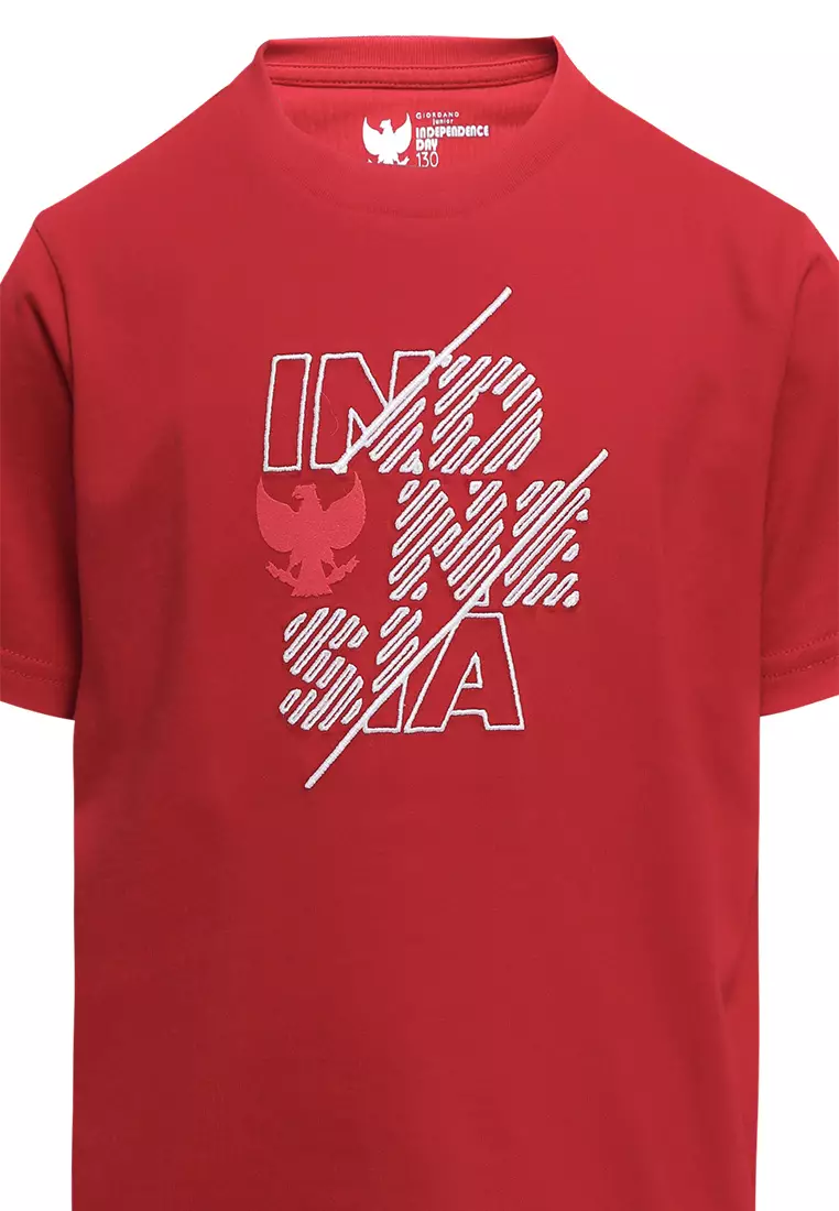 Jual Giordano Junior's National Day Tee Original 2025 | ZALORA Indonesia