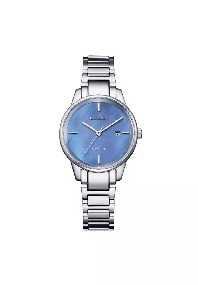 Citizen Citizen Eco-Drive Blue Dial Silver Stainless Steel Strap Women Watch EW2590-85N 2024 ...