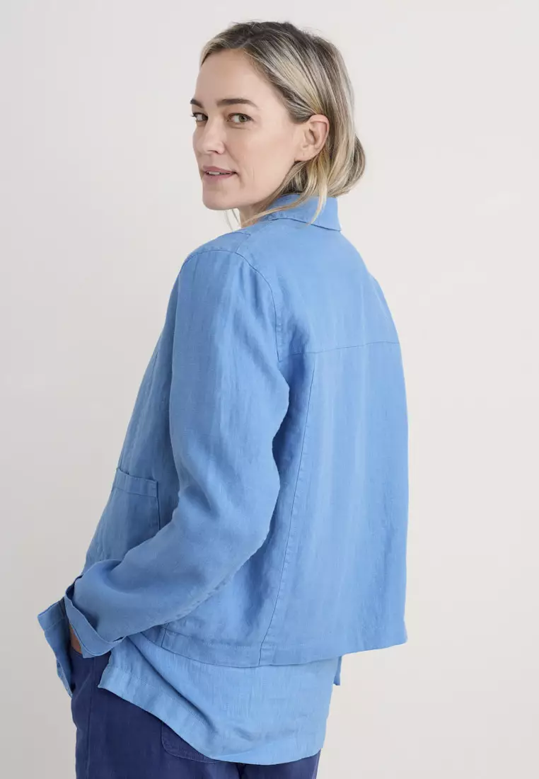 Buy Seasalt Cornwall Seasalt Cornwall Blue Arame Jacket 2025 Online ...