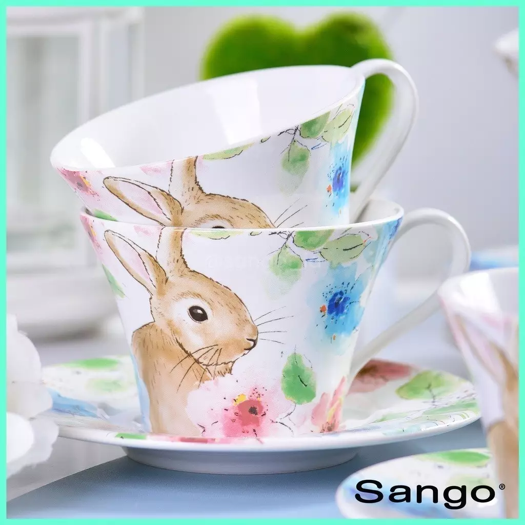 Jual Sango SANGO Set Cangkir Bastia Pink (Isi 12) Hampers Original 2024 ...