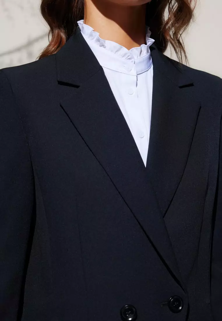 Buy G2000 G2000 Multi-Way Stretch Double -Breasted Suit Blazer 2026 ...